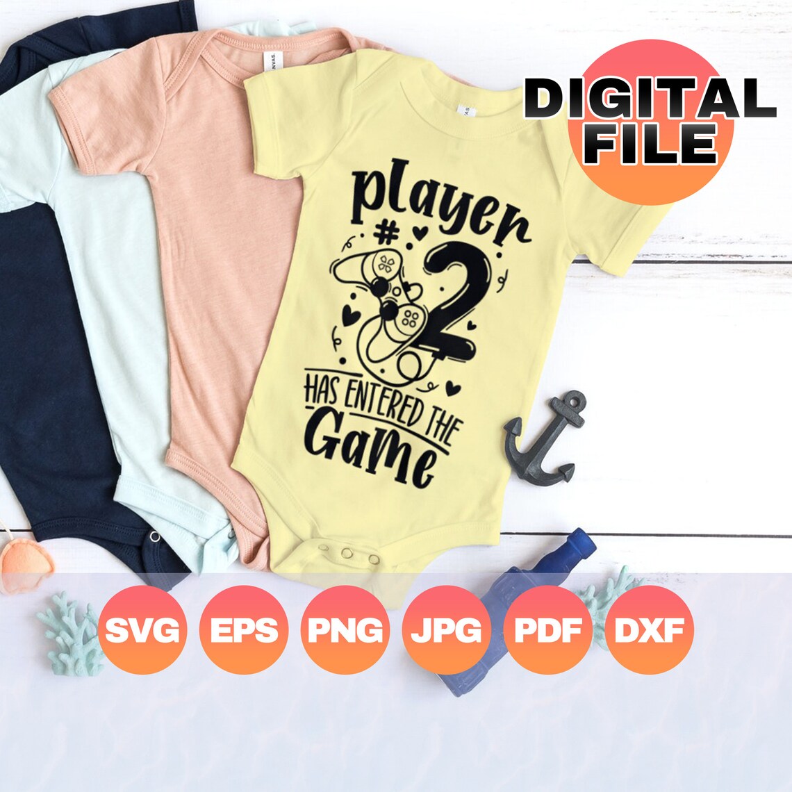 Player 2 Has Entered The Game Svg Pregnancy Announcement | Etsy