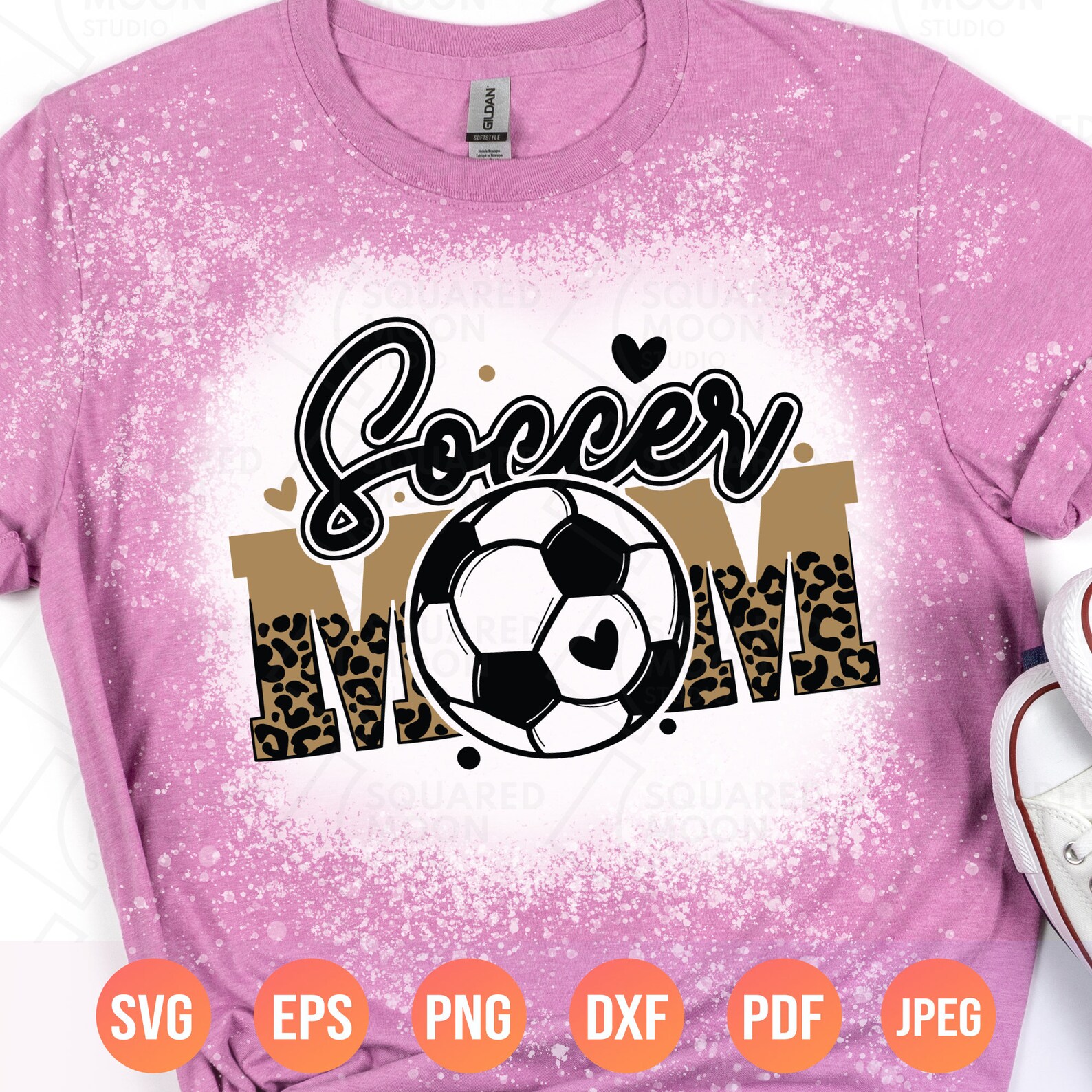 Soccer Mom Svg Leopard Soccer Svg Shirt Mama Of A Soccer Son Etsy