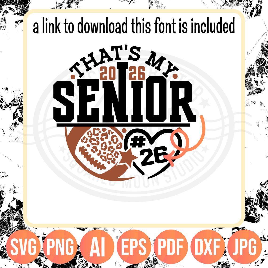Football Senior Mom Svg Png, That's My Senior Svg, DIY Personalized ...