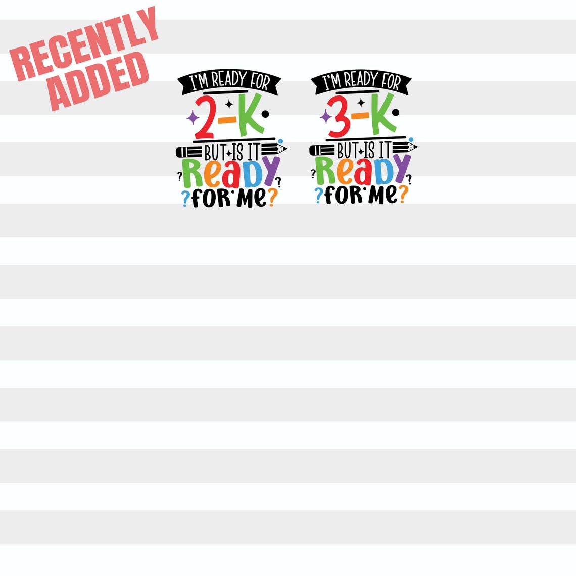 Back to School Svg Bundle I'm Ready for Kindergarten but - Etsy