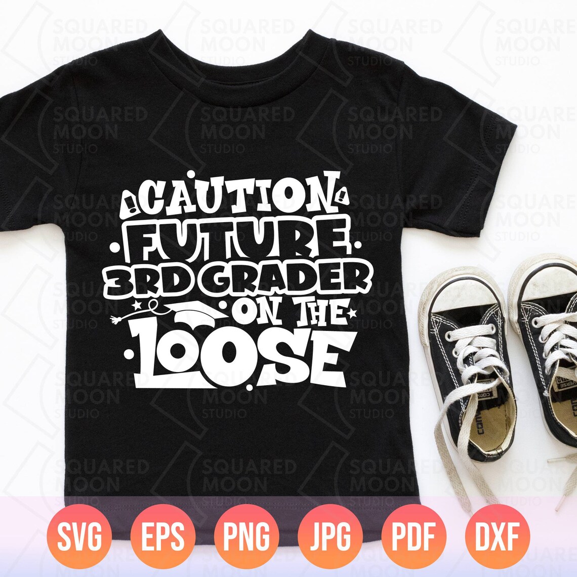 Last Day of 2nd Grade Svg Png, Caution Future 3rd Grader on the Loose ...