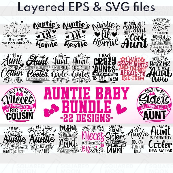 Funny Aunt Svg - Etsy