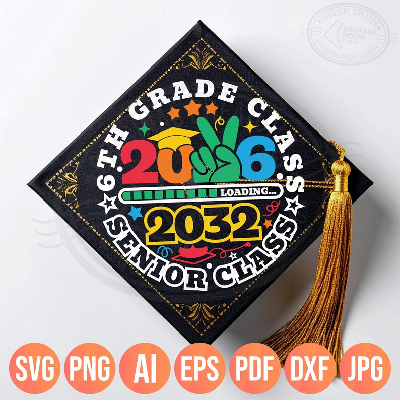 6th Grade Graduation Svg Png, Class of 2032 Loading, 2026 Sixth Grade ...