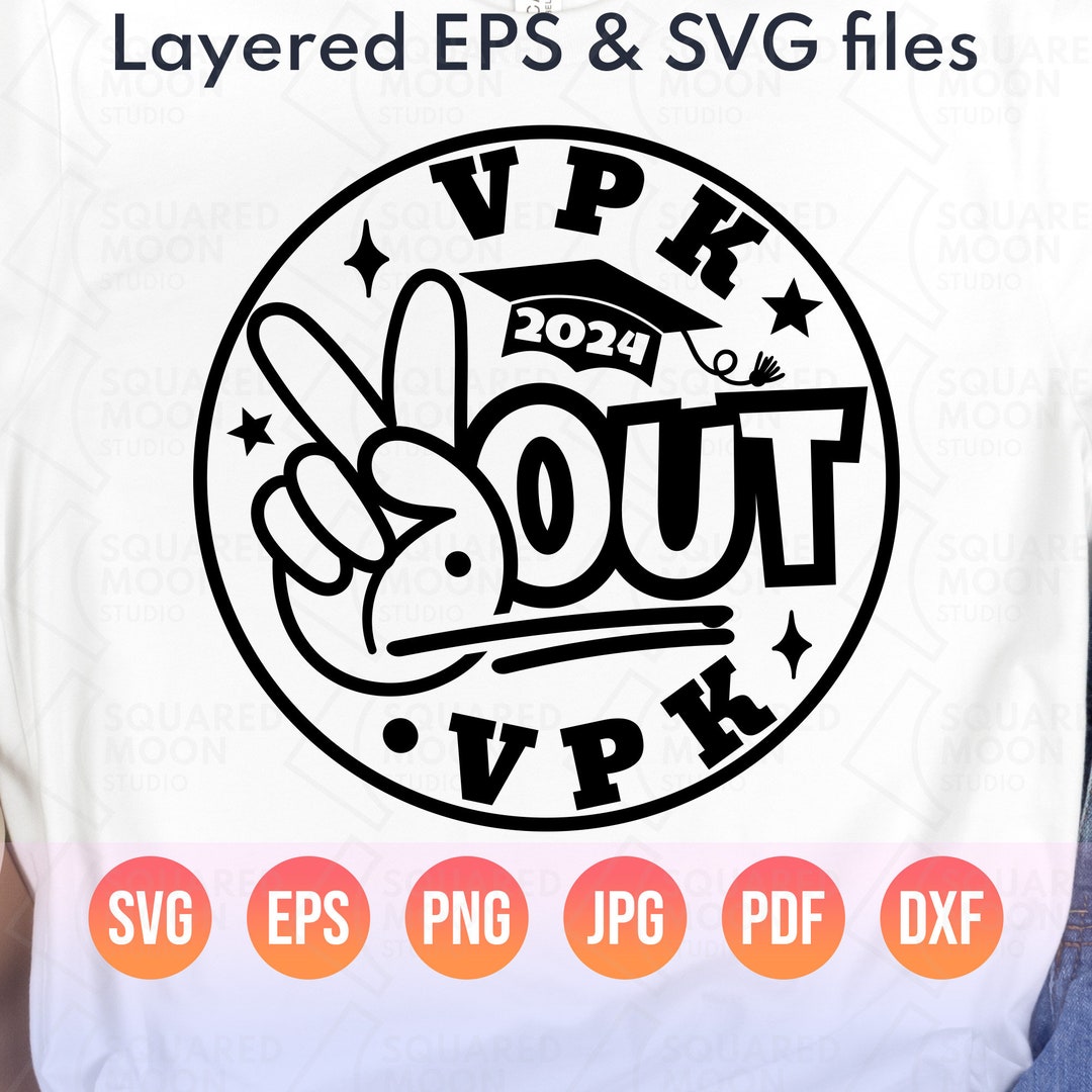 VPK Graduation Svg Png Voluntary Prekindergarten Png Last Day of School ...