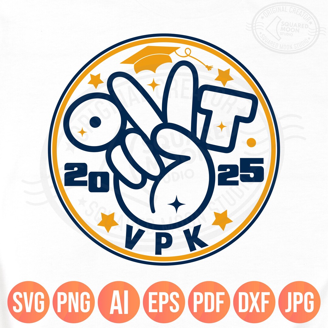 VPK Graduation Svg Png, Voluntary Prekindergarten Png, 2025 Graduate ...