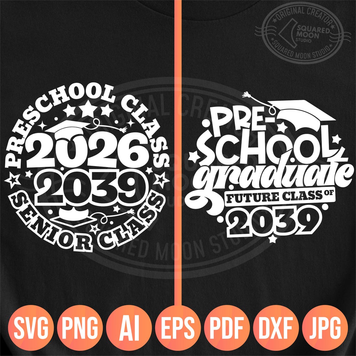 Preschool Graduation Png Svg, Senior Class of 2039 Png, 2026 Back to ...