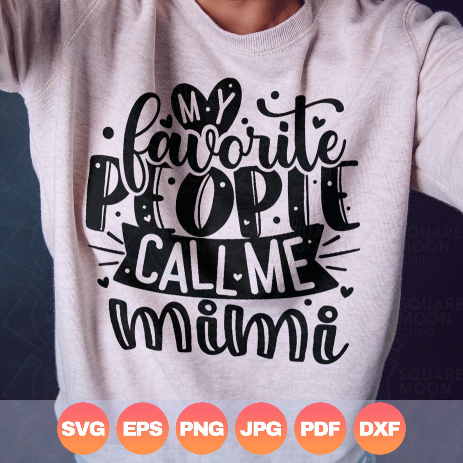 My Favorite People Call Me Svg Grandma Svg Bundle Mom Gift - Etsy