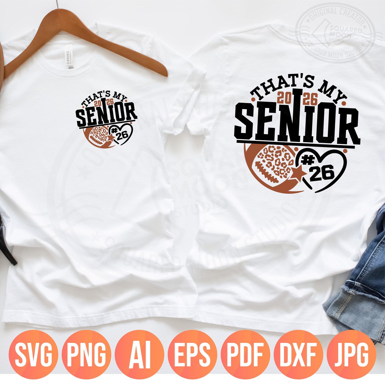 Football Senior Mom Svg Png, That's My Senior Svg, DIY Personalized ...