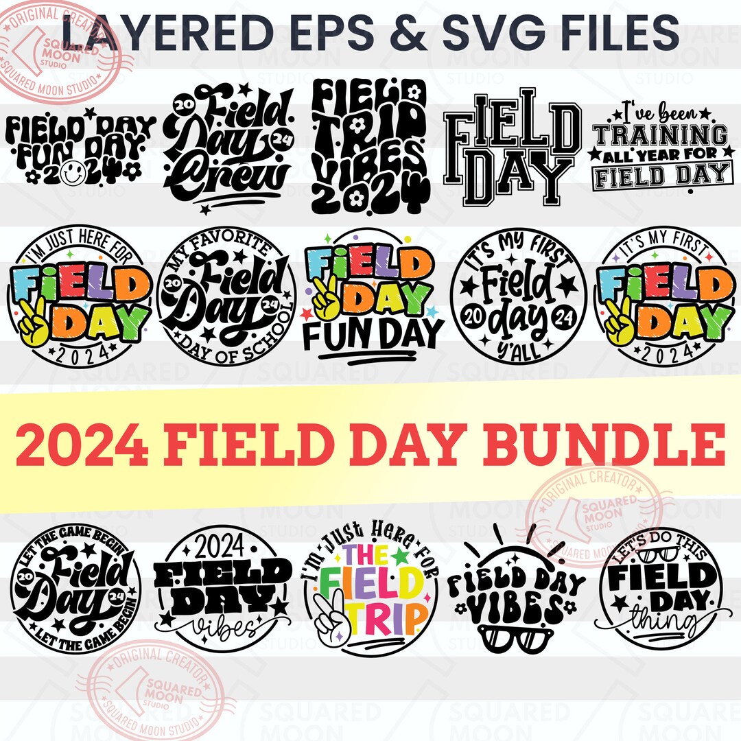 Field Day Svg Bundle Funny Field Day Quotes for Boys & Girls Last Day ...