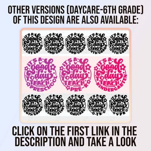 It's a Good Day to Teach VPK Svg Png Voluntary Prekindergarten Teacher ...