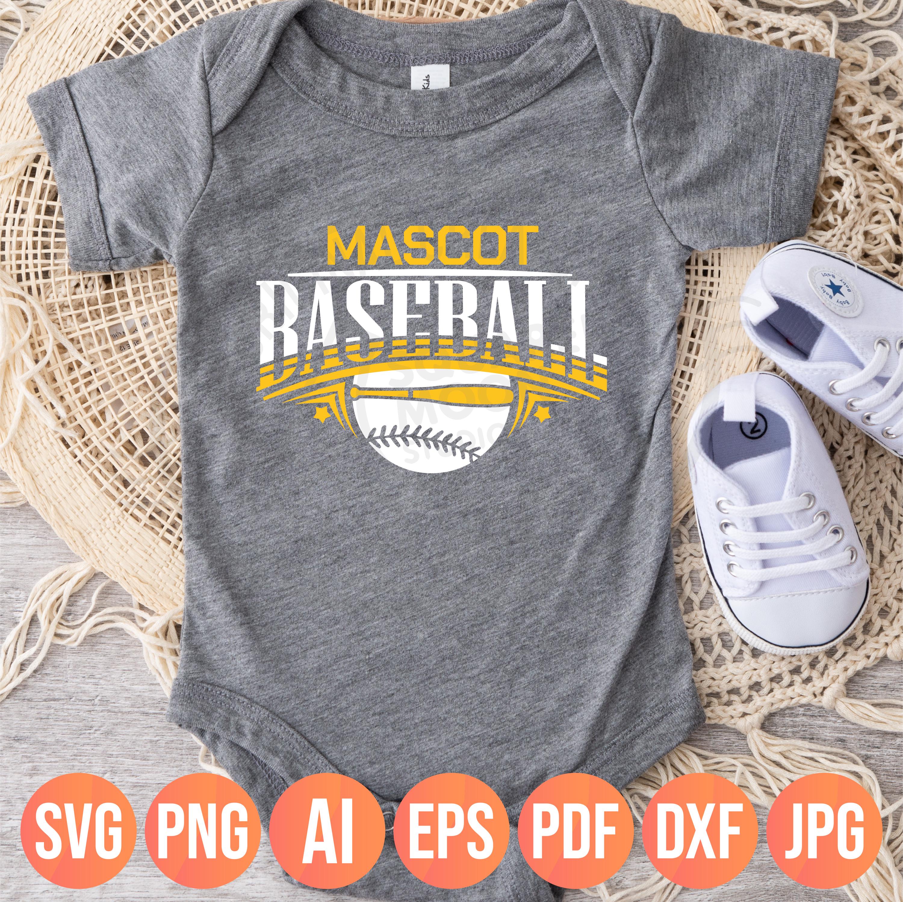 School Mascot Baseball PNG SVG EPS, Custom Team Name Template Pdf Jpeg ...