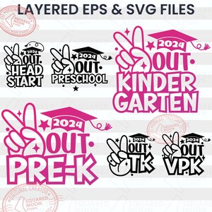 Last Day of School Svg Bundle Graduation 2024 Png Pre K Graduate Svg ...