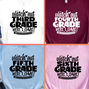 Watch Out Here I Come Svg Bundle| Back to School Svg Bundle| Im Ready ...