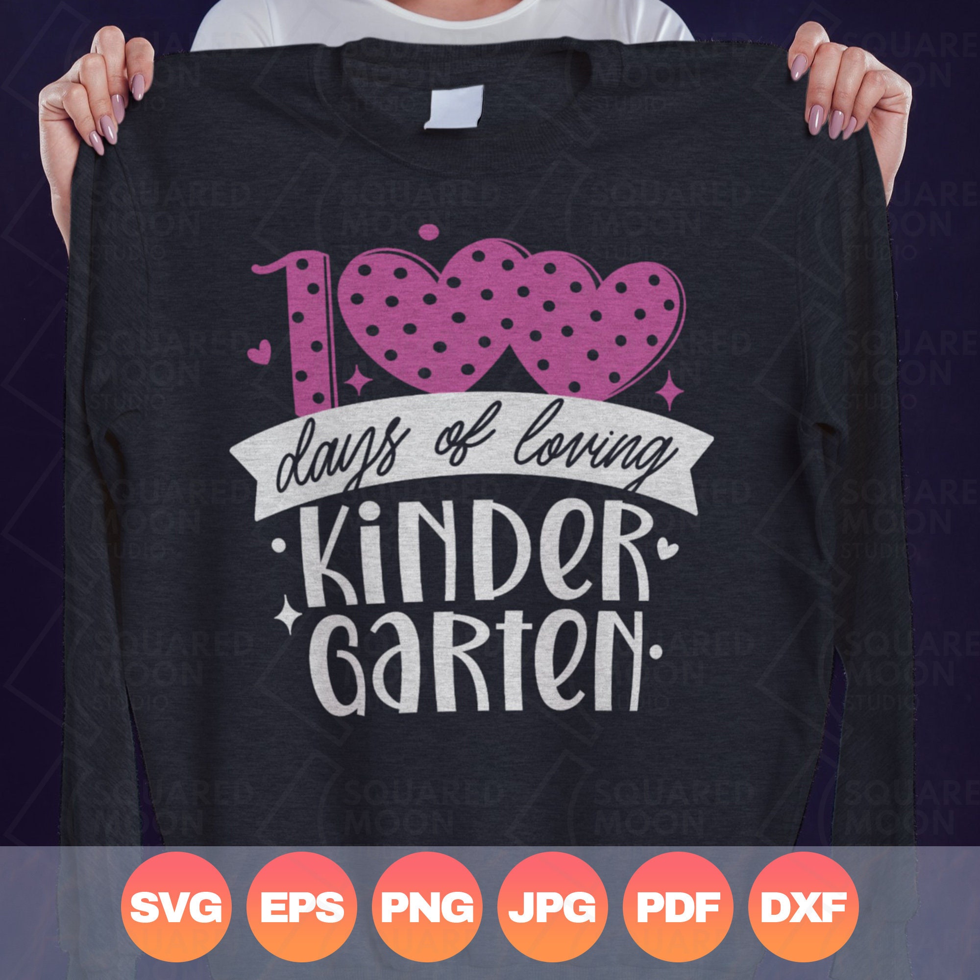 100 Days of School Svg Bundle 100th Day of Loving | Etsy