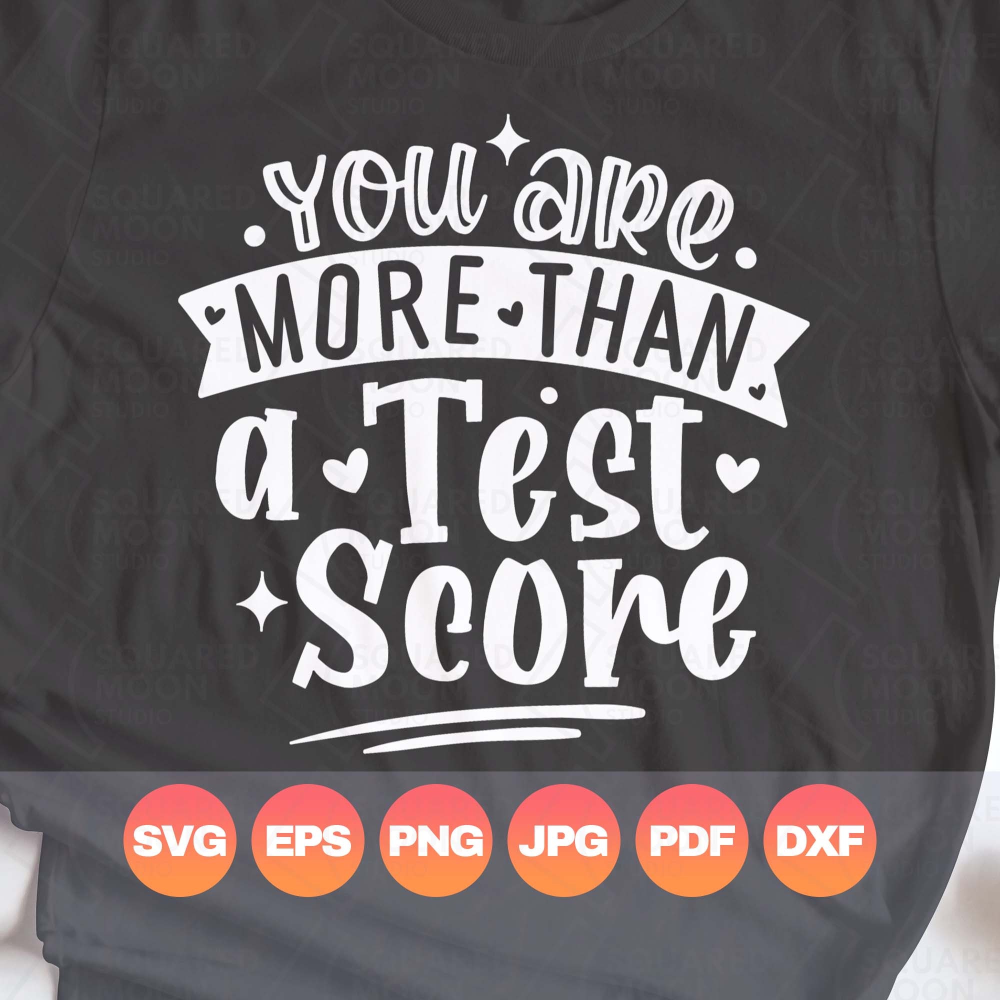 You Are More Than A Test Score Svg Test Day Svg Testing Svg | Etsy
