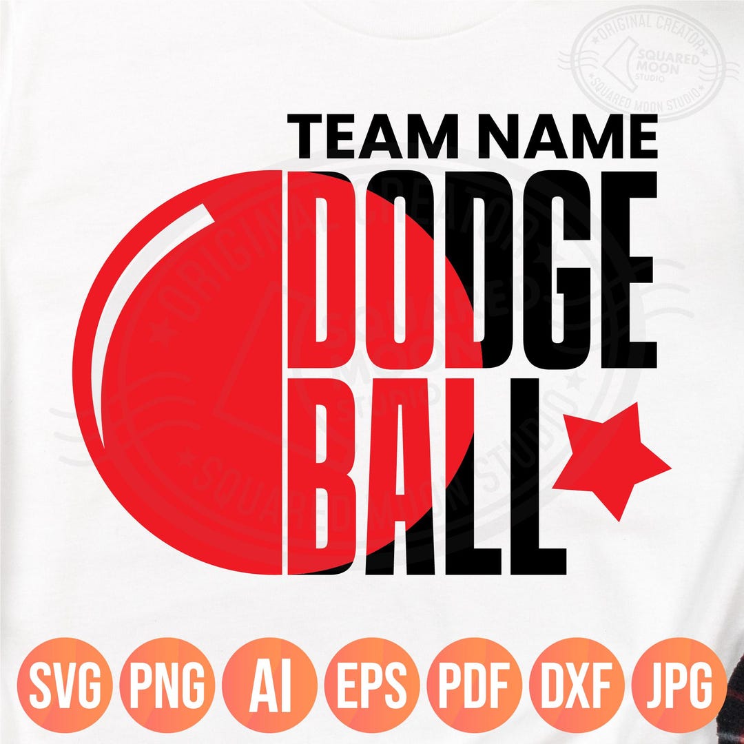Dodgeball Svg Png, Dodgeball Shirt Design, DIY Team Name Mascot ...