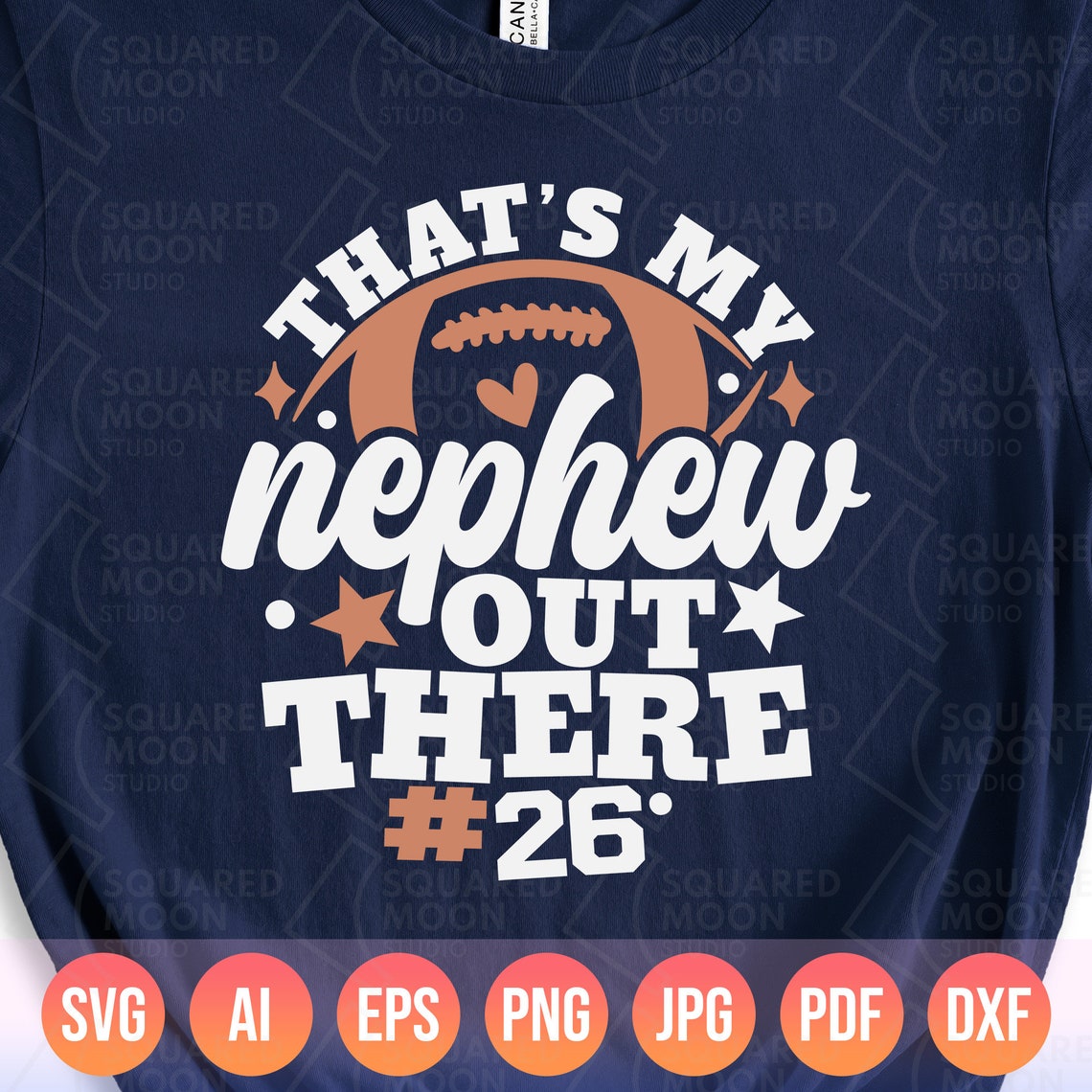 Football Aunt Svg| Football Uncle Svg| That's My Nephew Svg Png| DIY ...