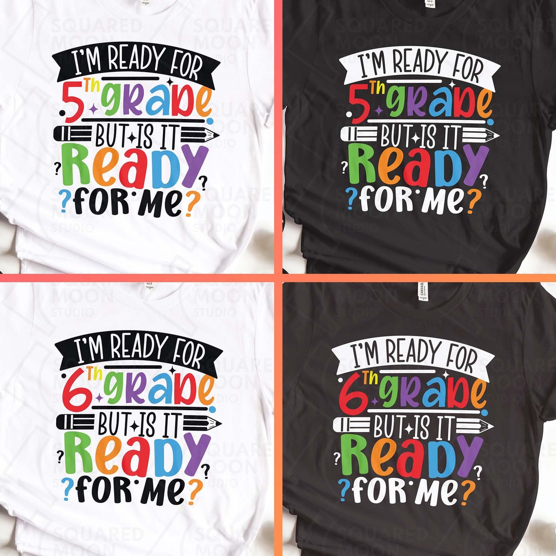 Back to School Svg Bundle I'm Ready for Kindergarten but - Etsy