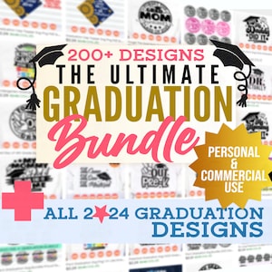 Graduation Svg Png Bundle the Ultimate Graduation Bundle With 200 ...