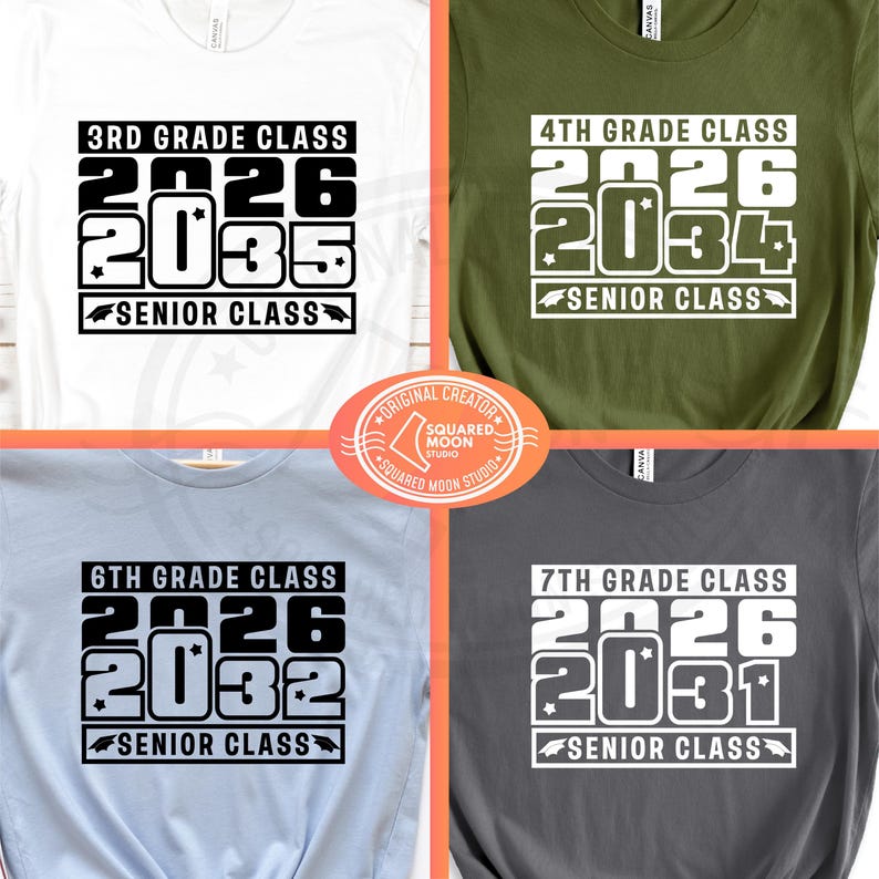 Graduation Svg Png Bundle, Class of 2026 Senior Class [2030 to 2039 ...