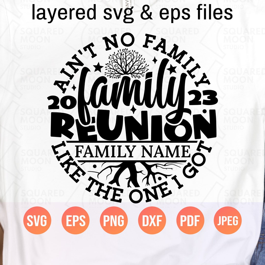 Family Reunion Svg Png Aint No Family Like the One I Got Svg - Etsy