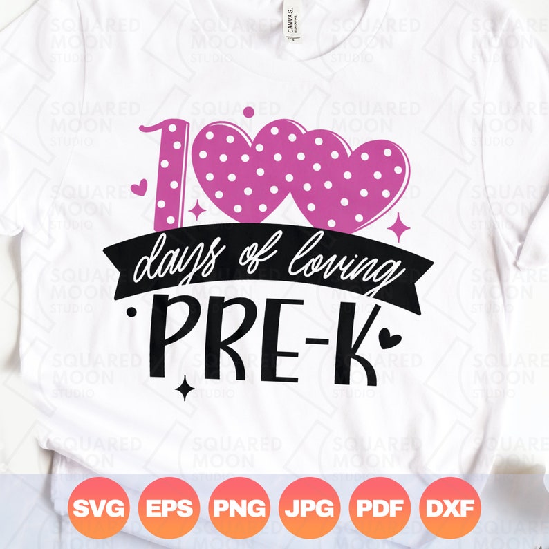 100 Days of School Svg Bundle 100th Day of Loving - Etsy