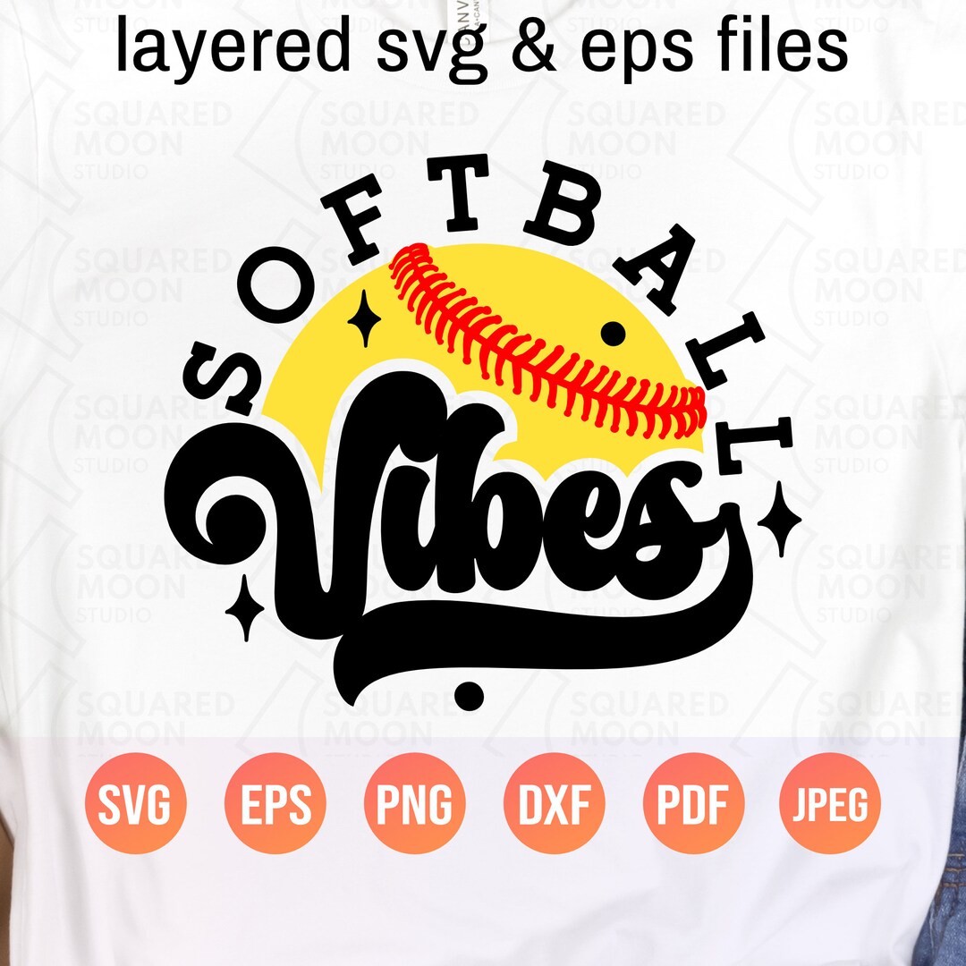 Softball Vibes Svg Png| Softball Mom Png Gift for Her| Softball Gift ...