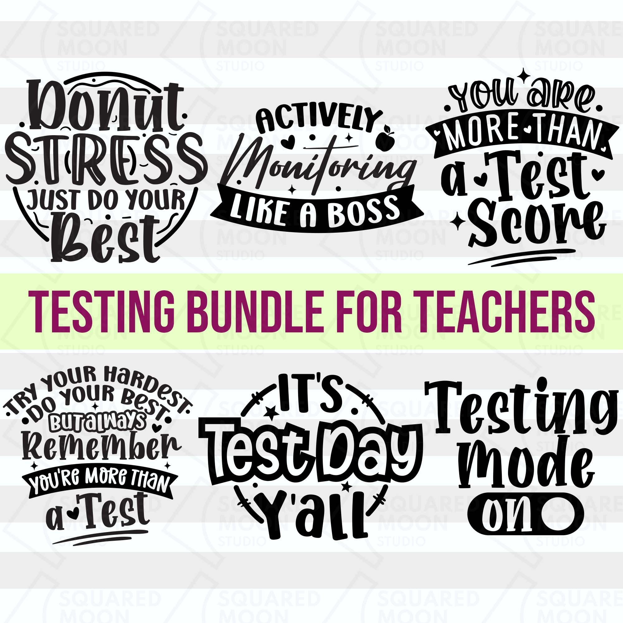 Testing Svg Bundle Testing Day Svg for Teachers It's - Etsy Australia