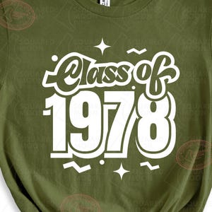 Class Reunion Svg Png Bundle From 1970 to 1979, 70s' High School ...