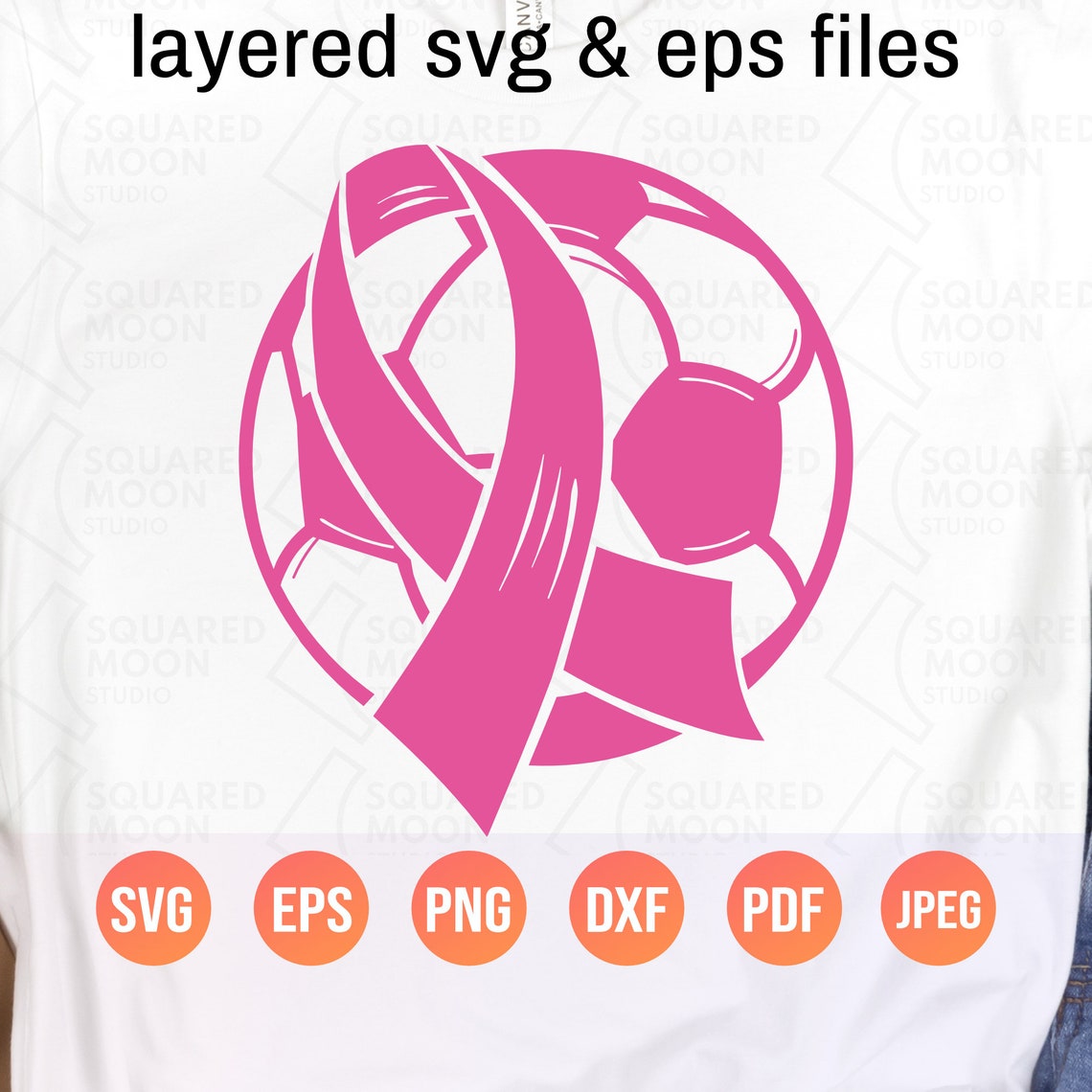 Breast Cancer Soccer Svg Fight Cancer Svg Tackle Cancer - Etsy