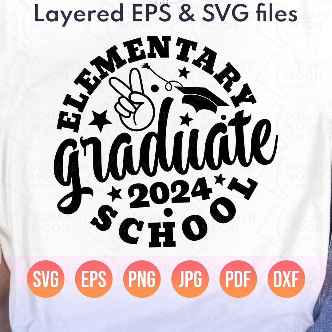 Elementary School Graduation Svg 5th Grade Graduate Png Last Day of ...