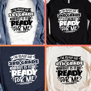 Back to School Svg Bundle| I'm Ready for Kindergarten but is It Ready ...