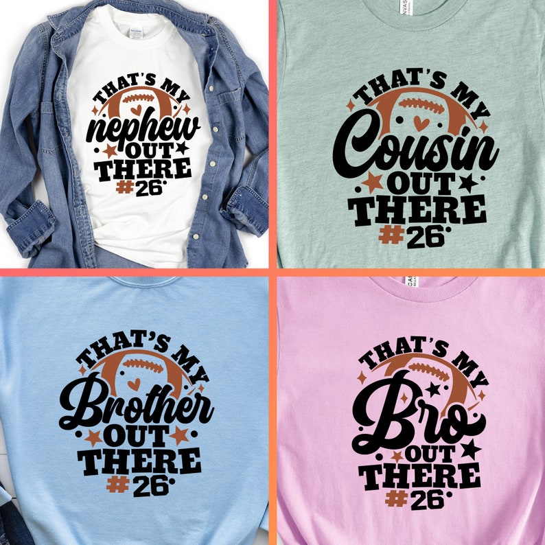 Football Family Svg Bundle| That's My Boy Out There Svg| DIY Custom ...