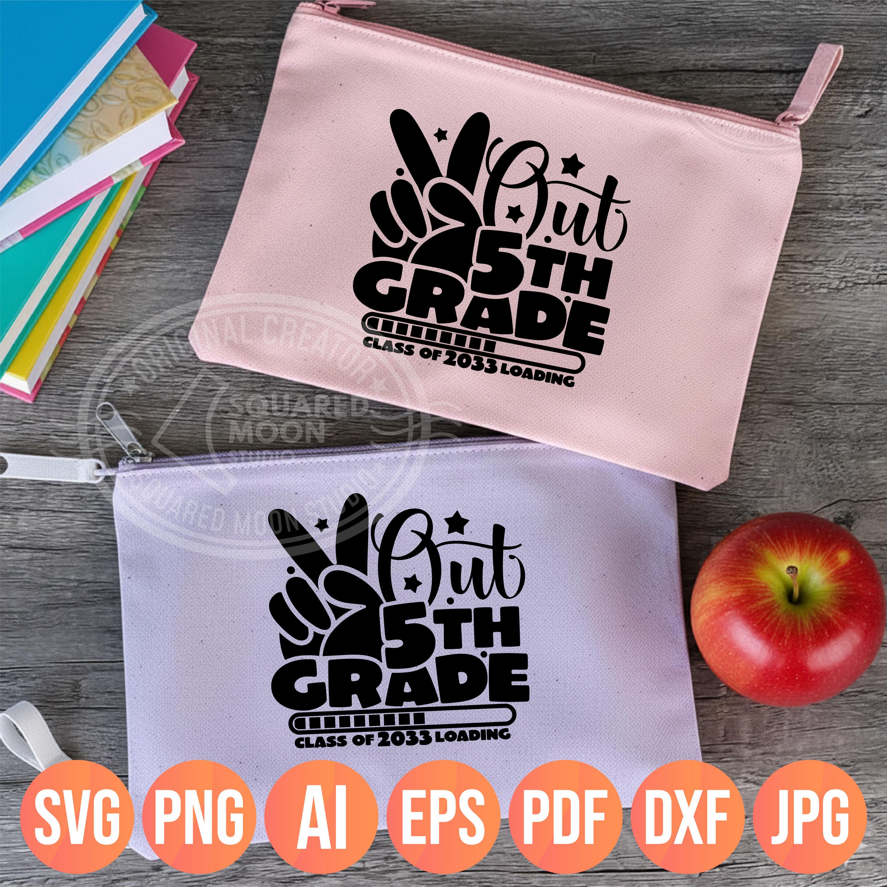 5th Grade Graduation SVG PNG, Class of 2033 Loading, 2026 Fifth Grade ...