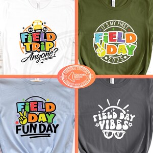 Field Day Svg Png 2025 Bundle, Funny Field Day Shirts Designs for Kids ...