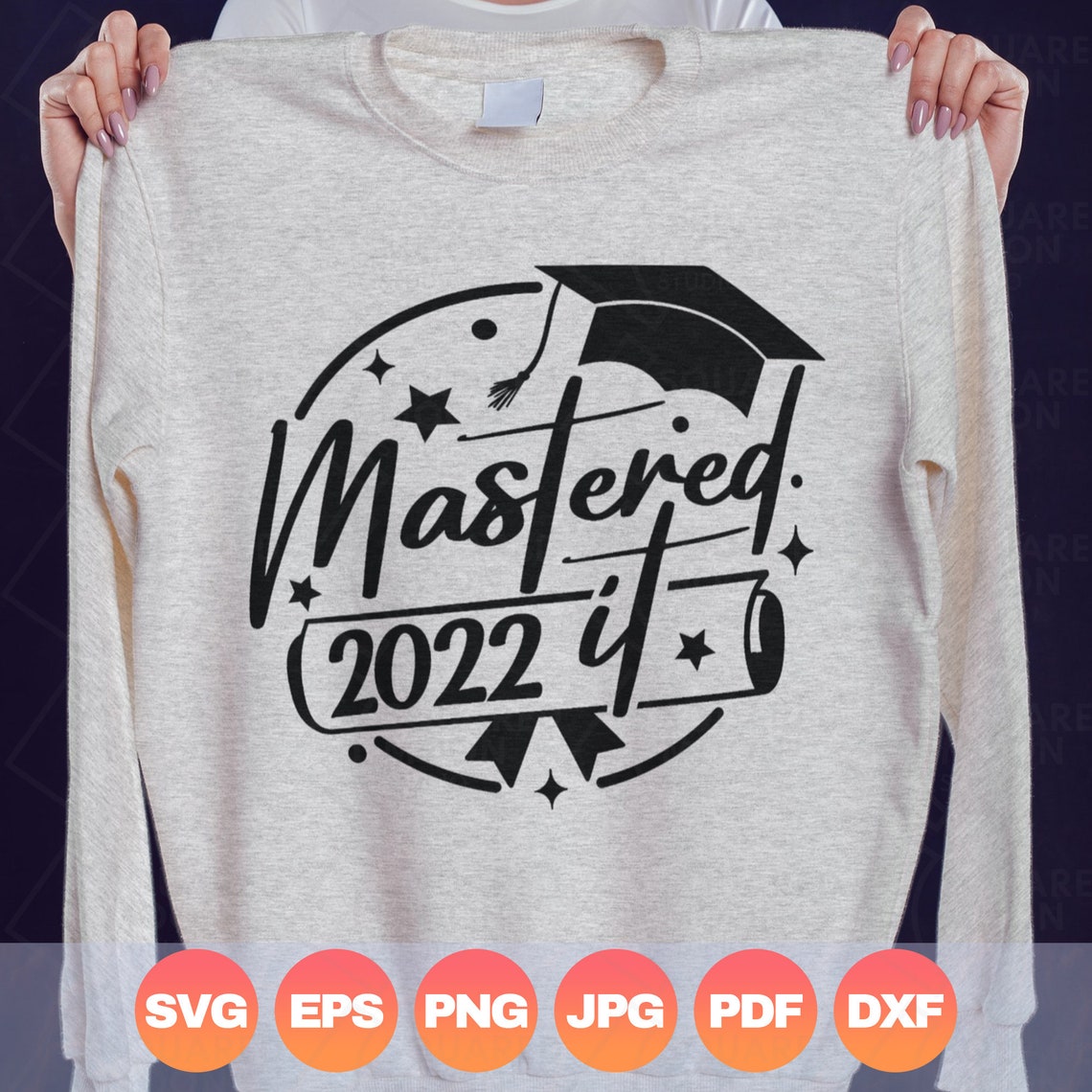Mastered It Svg Master Degree Graduation Svg 2022 MBA - Etsy
