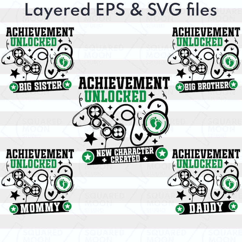 Black Unlock Character - Etsy