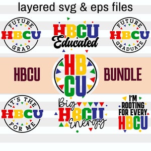 HBCU Svg Bundle Black History Month Gift for Boys and Girls ...