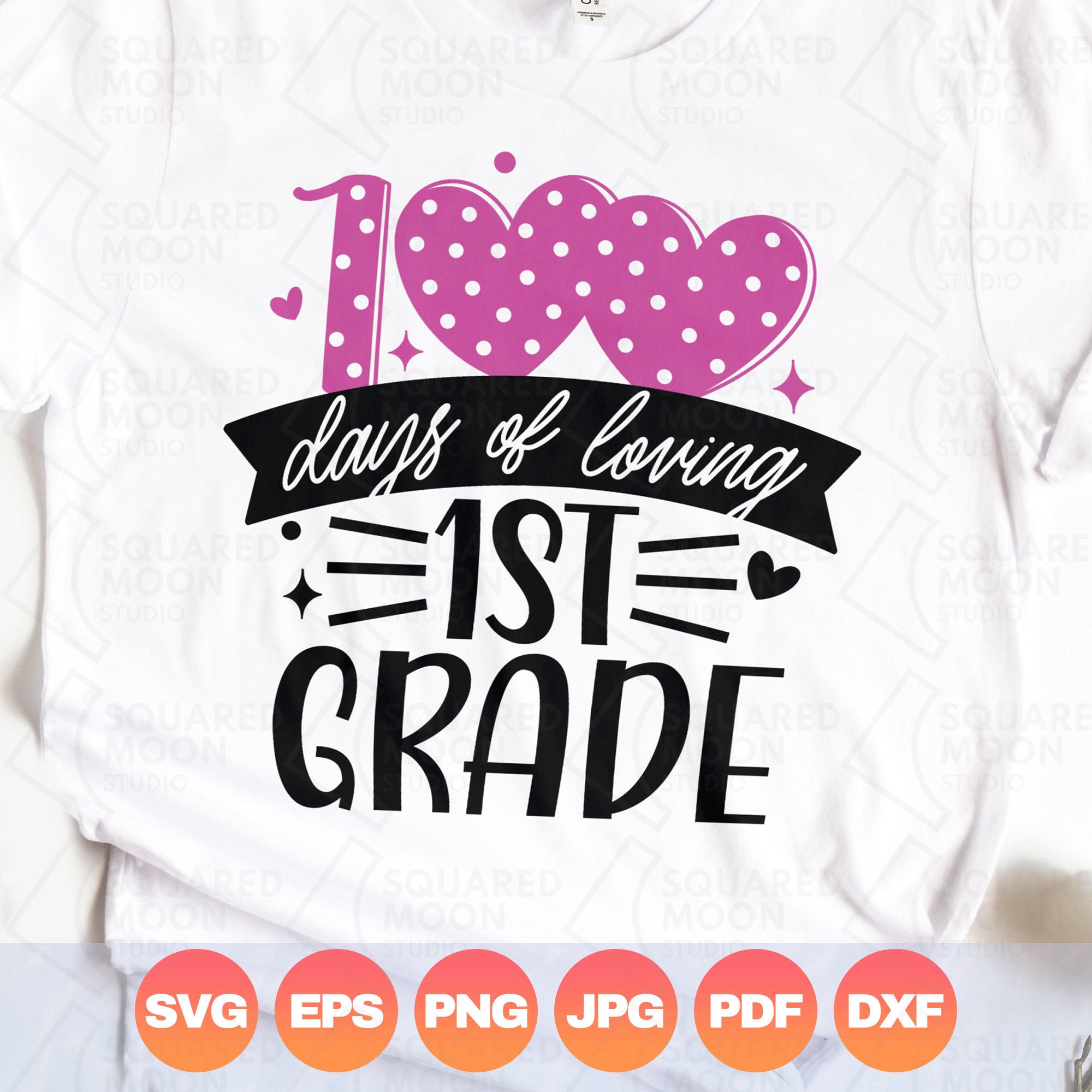 100 Days of School Svg Bundle 100th Day of Loving | Etsy