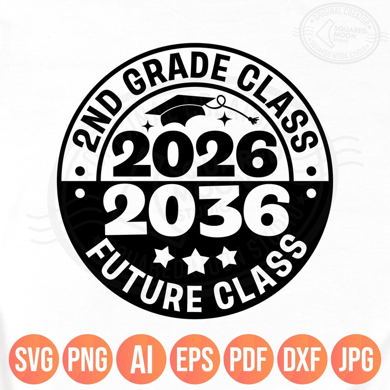 Future Class of 2036 Svg Png, 1st Day of Second Grade, Last Day of 2nd ...