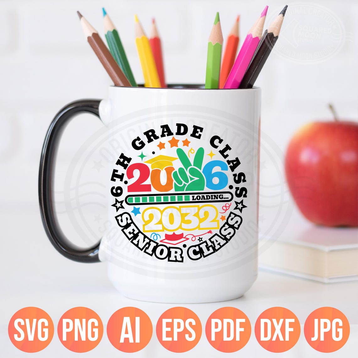 6th Grade Graduation Svg Png, Class of 2032 Loading, 2026 Sixth Grade ...