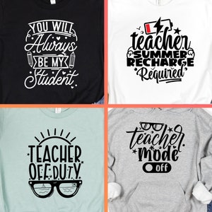 Teacher Svg Bundle| Teacher Summer Svg| End of the Year Png| End of ...