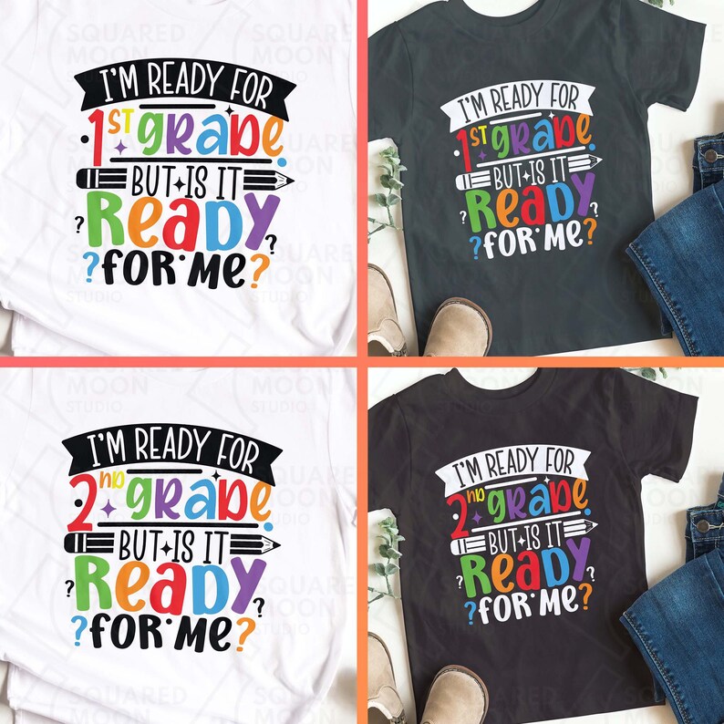 Back to School Svg Bundle I'm Ready for Kindergarten but - Etsy