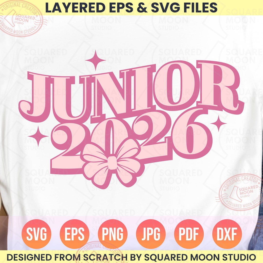 Class of 2026 Png Svg, Junior 2026 Svg, Coquette Bow Svg, 11th Grade Year Shirt Svg, Graduation ...