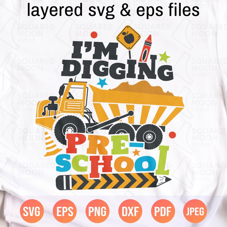 Preschool Svg Png Bundle I'm Digging Preschool Svg Back - Etsy