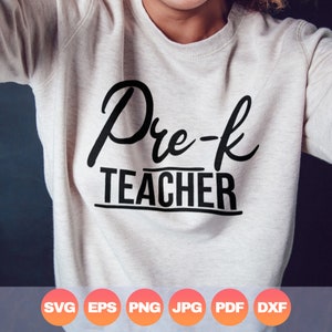 Pre K Teacher Svg Bundle| Back to School Svg| First Day of Pre-k Png ...