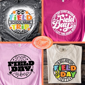 Field Day Svg Png 2025 Bundle, Funny Field Day Shirts Designs for Kids ...