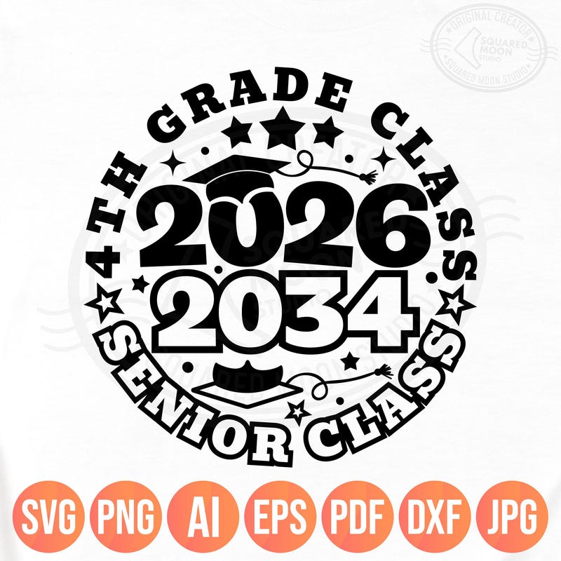 Fourth Grade Svg - Etsy
