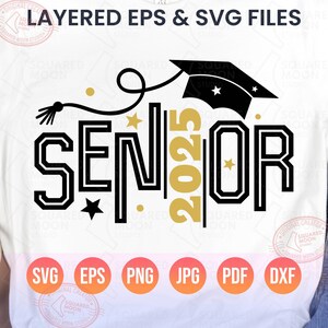 Senior 2025 Svg Png, Class of 2025 Svg, Senior Year Back to School ...