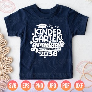 Kindergarten Graduation Svg Png, Future Senior Class of 2036, 2024 ...